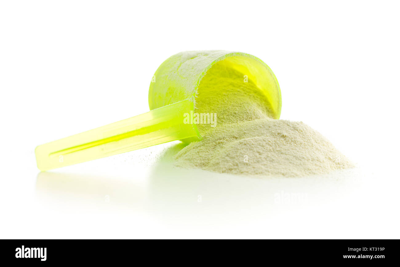 Whey protein powder Stock Photo - Alamy
