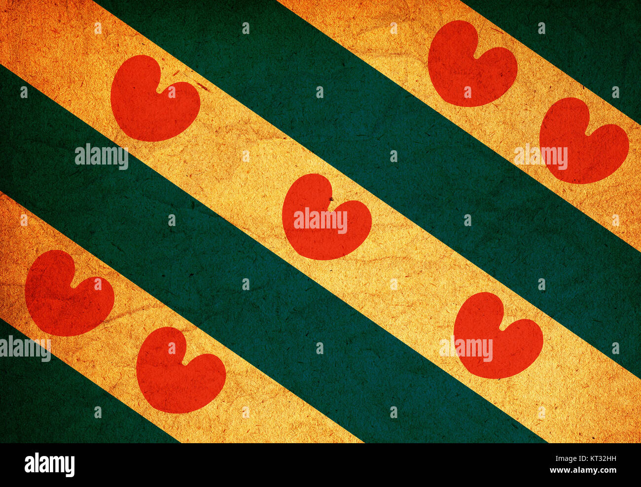 Friesland region flag Stock Photo - Alamy