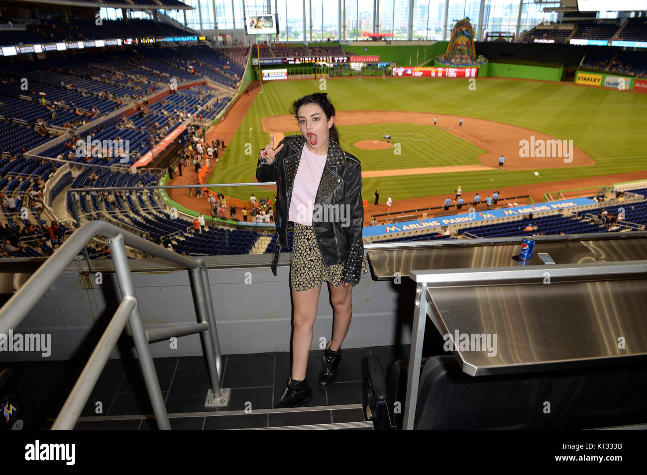 MIAMI, FL - MAY 16: English singer and songwriter Charli XCX, attends ...