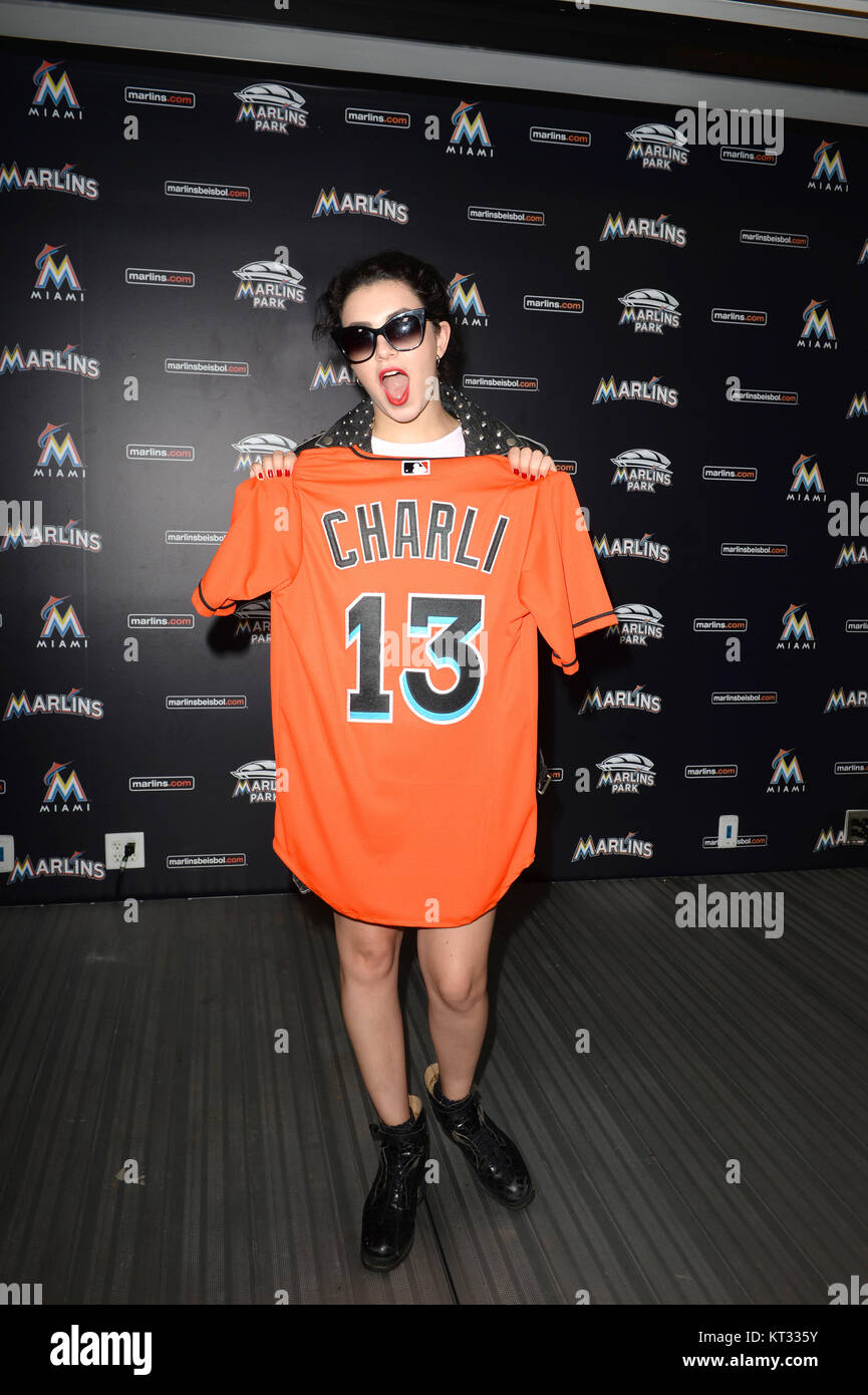 MIAMI, FL - MAY 16: English singer and songwriter Charli XCX, does a ...