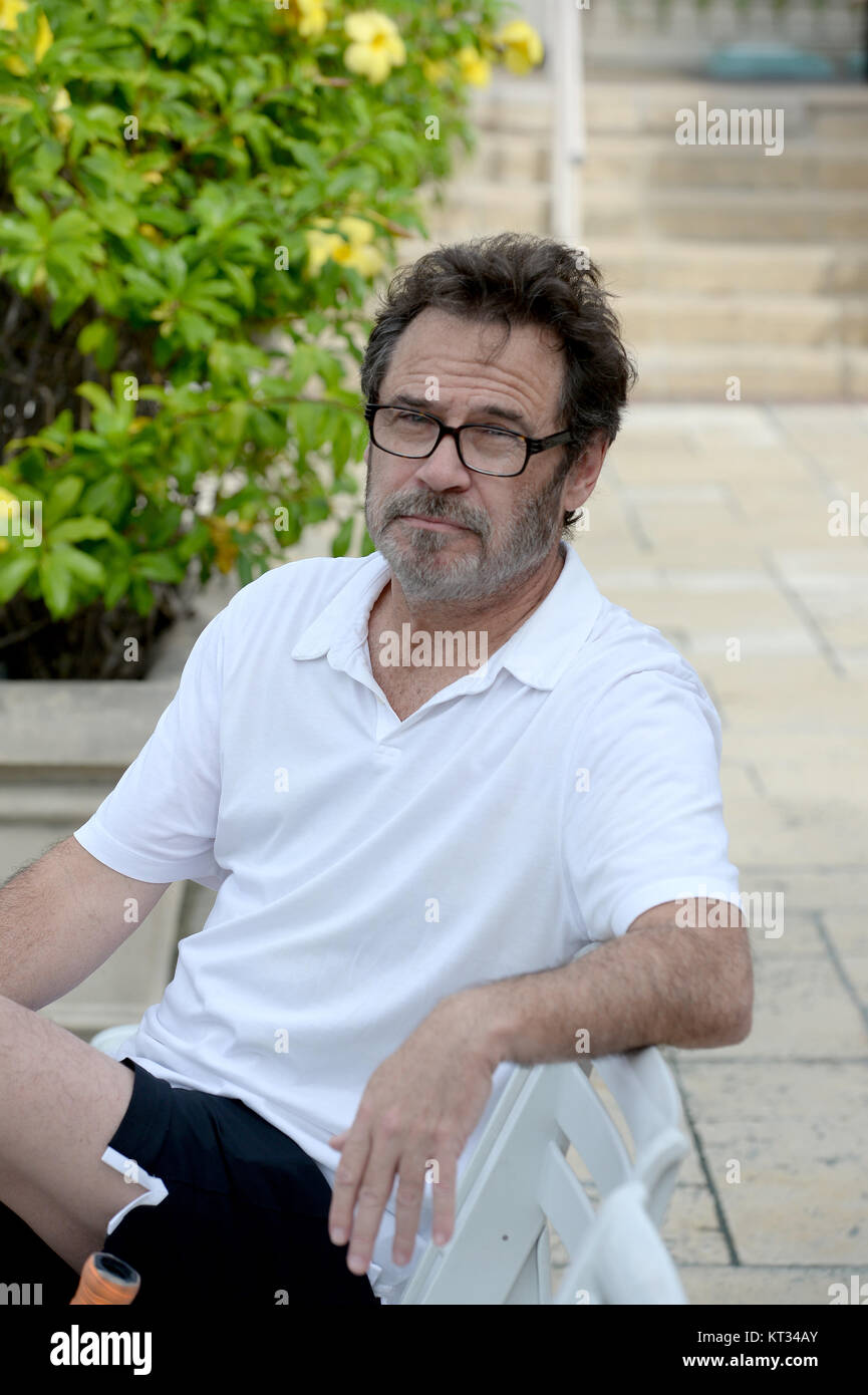 BOCA RATON, FL - NOVEMBER 20: Dennis Miller playing Tennis at The Boca ...