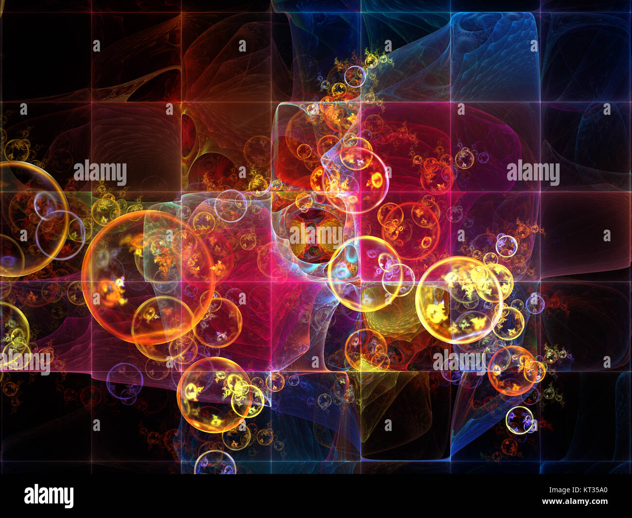 Lights of Elementary Particles Stock Photo - Alamy
