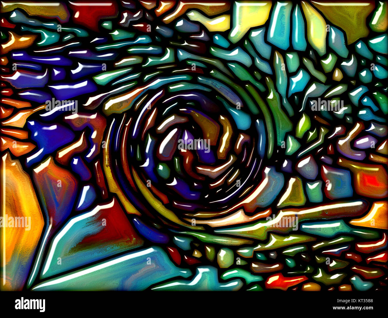 Dynamic stained glass window hi-res stock photography and images - Alamy