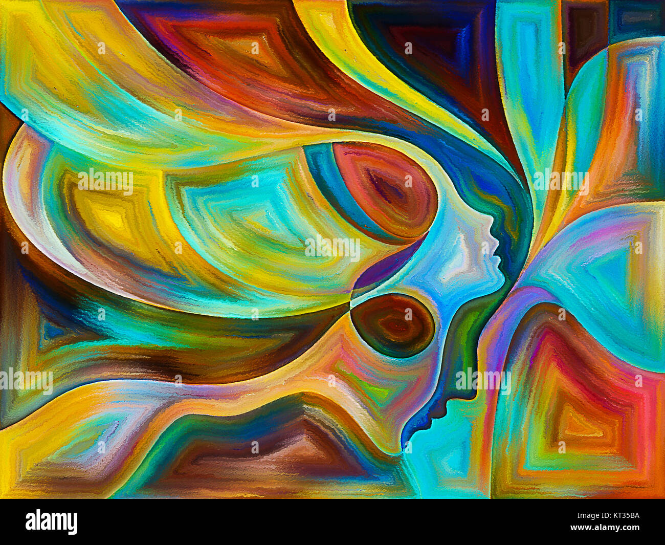 Angels of Color Stock Photo - Alamy