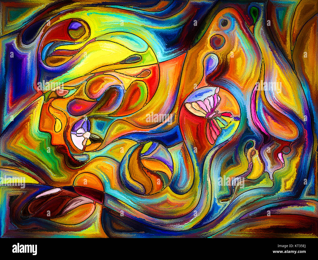 Conceptual Self Fragmentation Stock Photo - Alamy