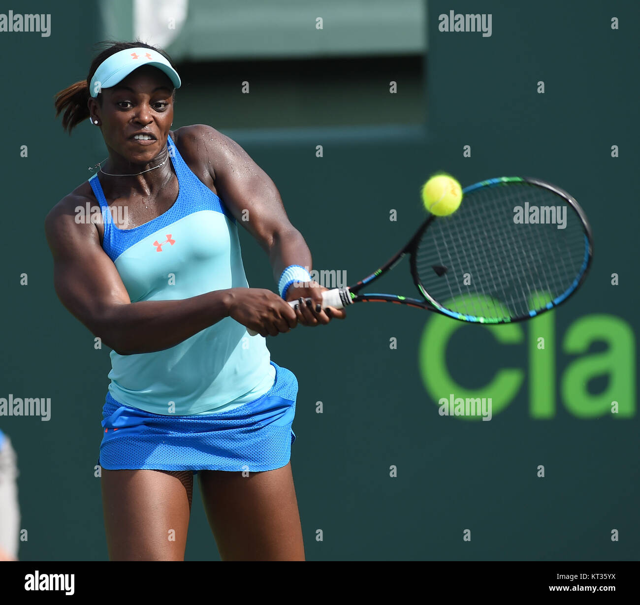KEY BISCAYNE, FL - MARCH 27: Sloane Stephens of the United States ...