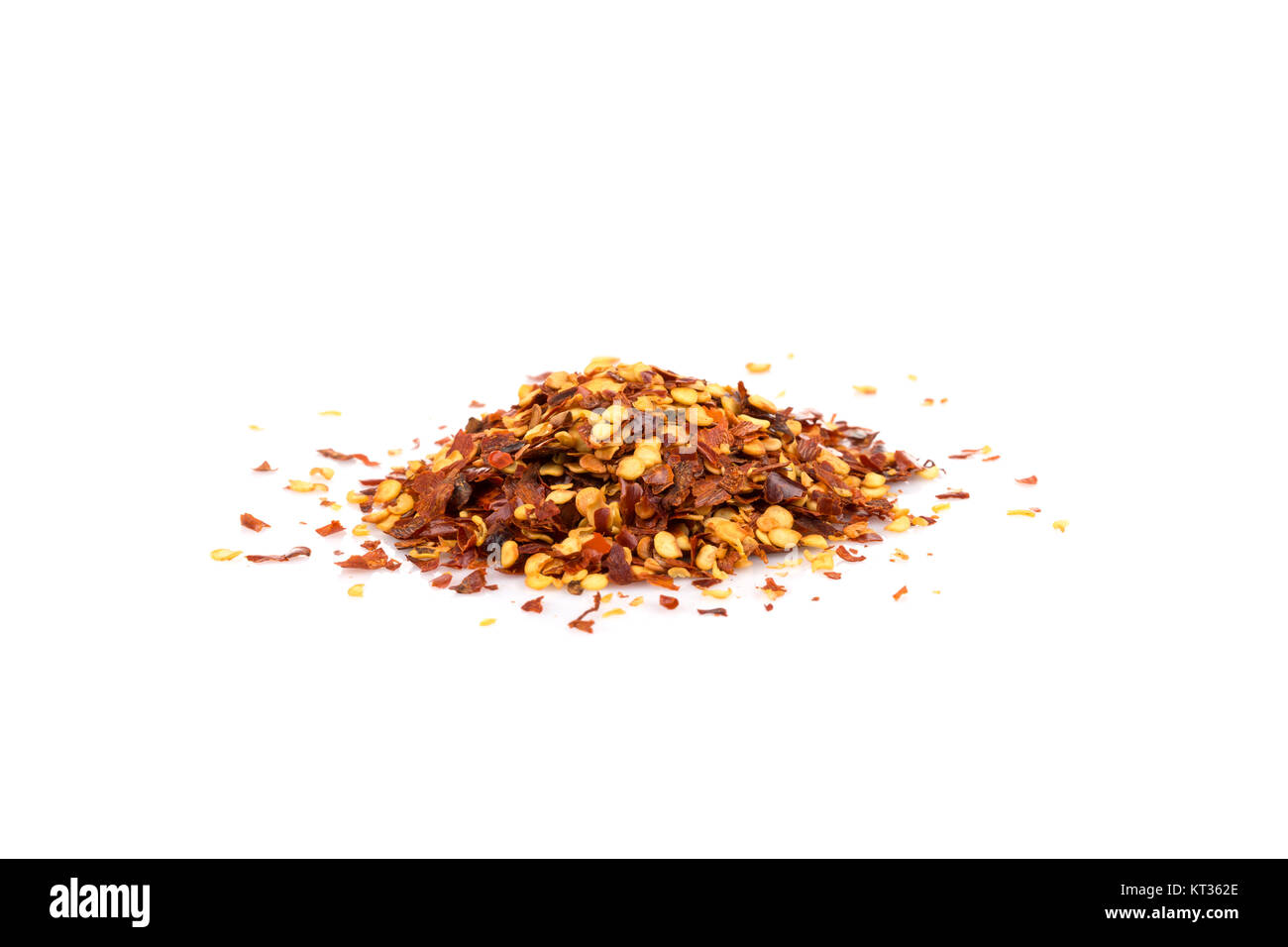 Pile of a crushed red pepper Stock Photo - Alamy