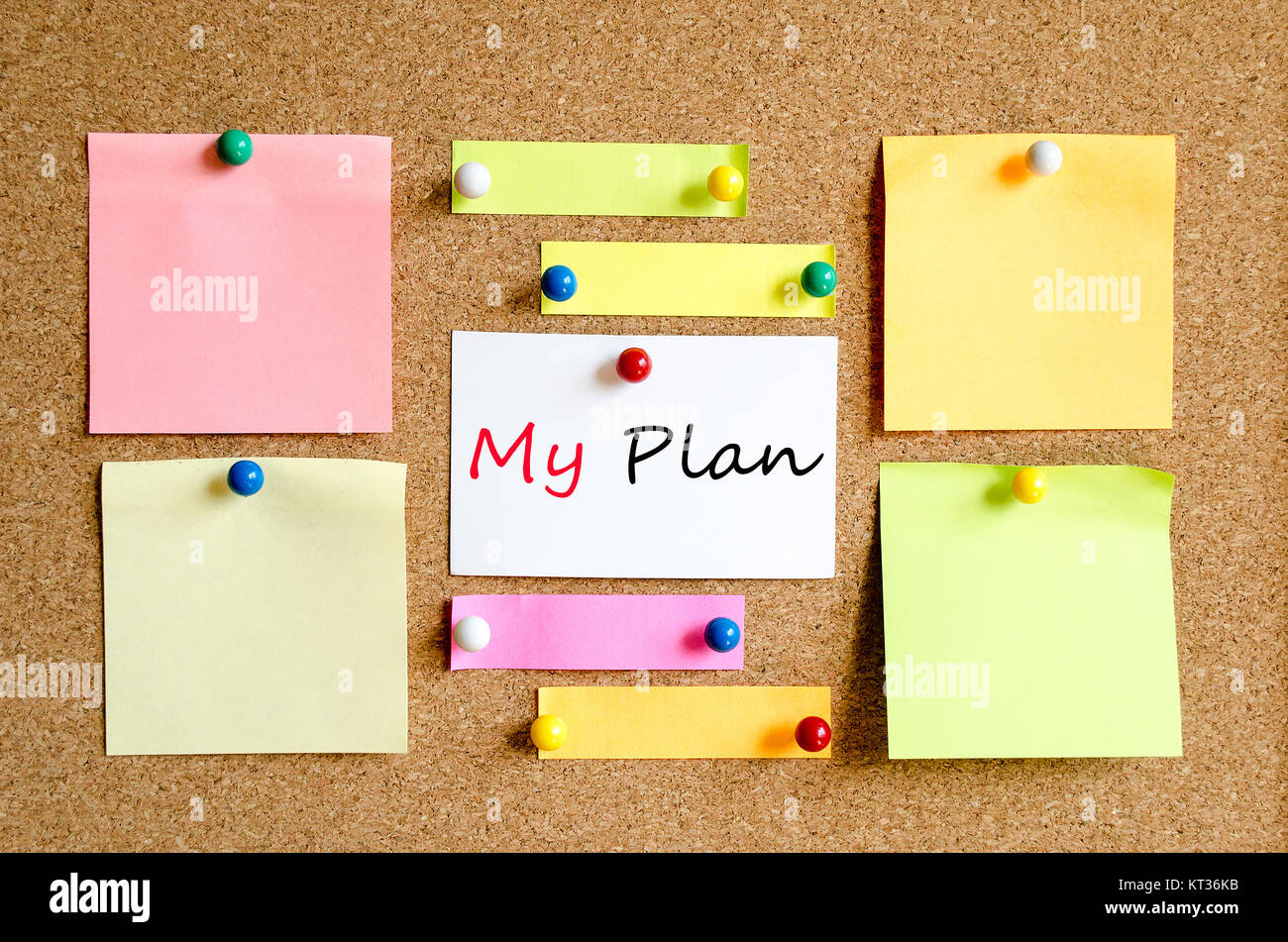 My plan text concept Stock Photo - Alamy