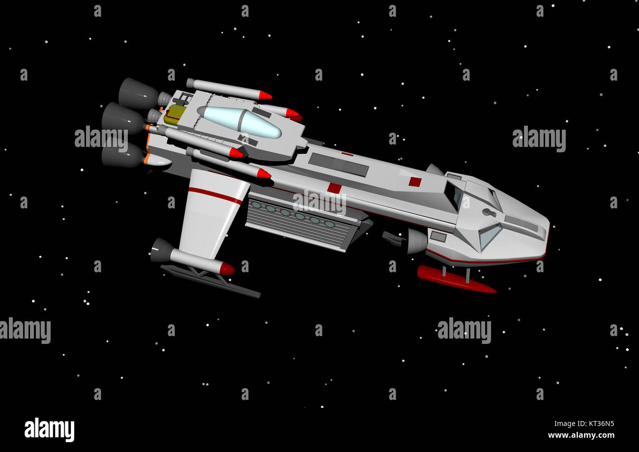Space freighters in space Stock Photo - Alamy