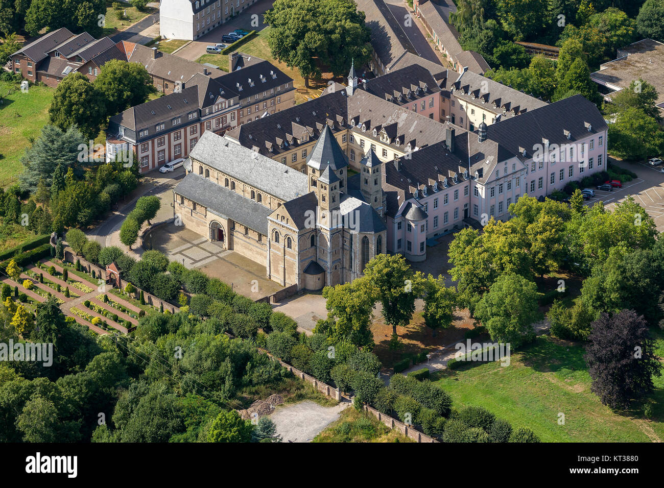Dormagen Knechtsteden, Monastery Knechtsteden with basilica and ... Dormagen Knechtsteden, Monastery Knechtsteden with basilica and ...