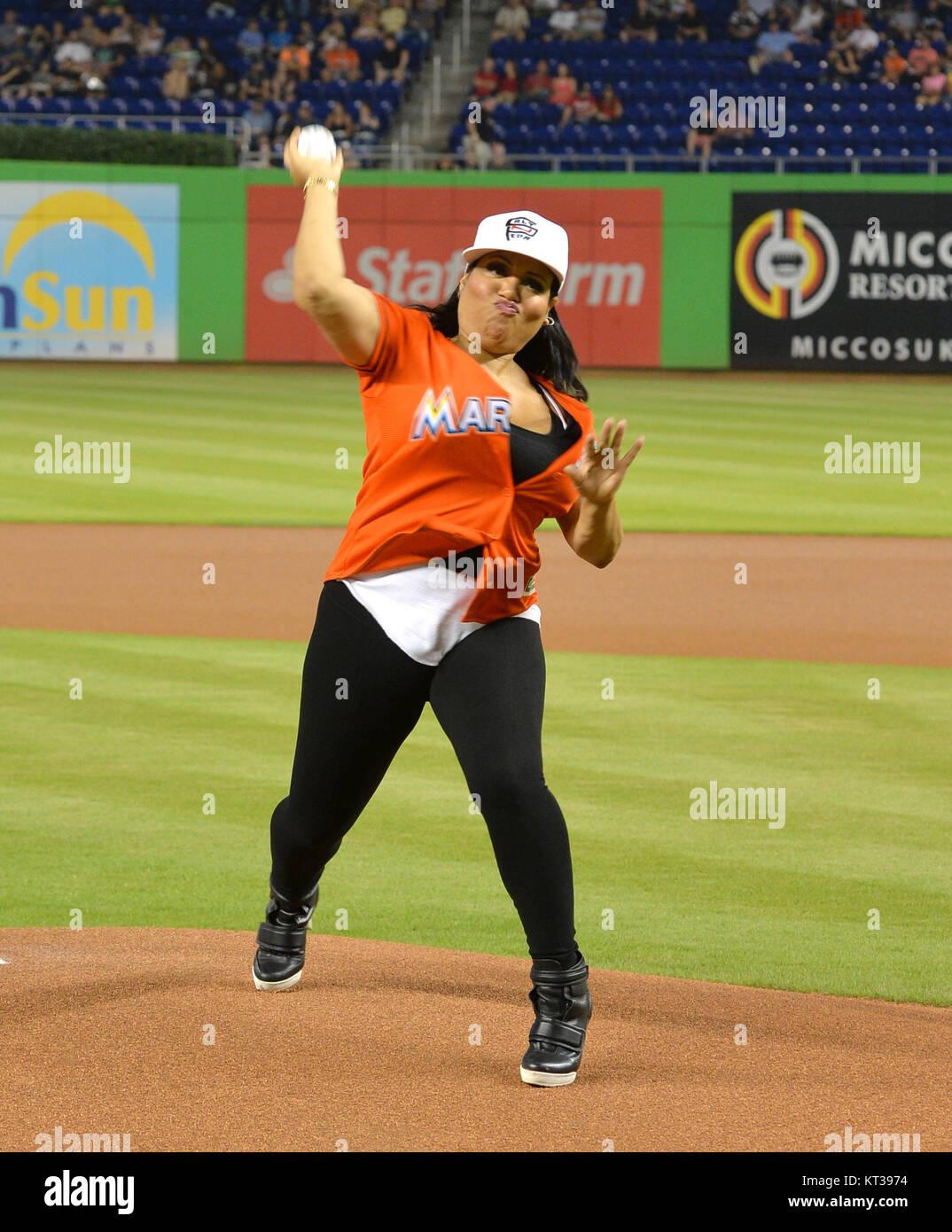 MIAMI, FL - AUGUST 01: Cheryl James ("Salt"), and Sandra Denton ("Pepa ...