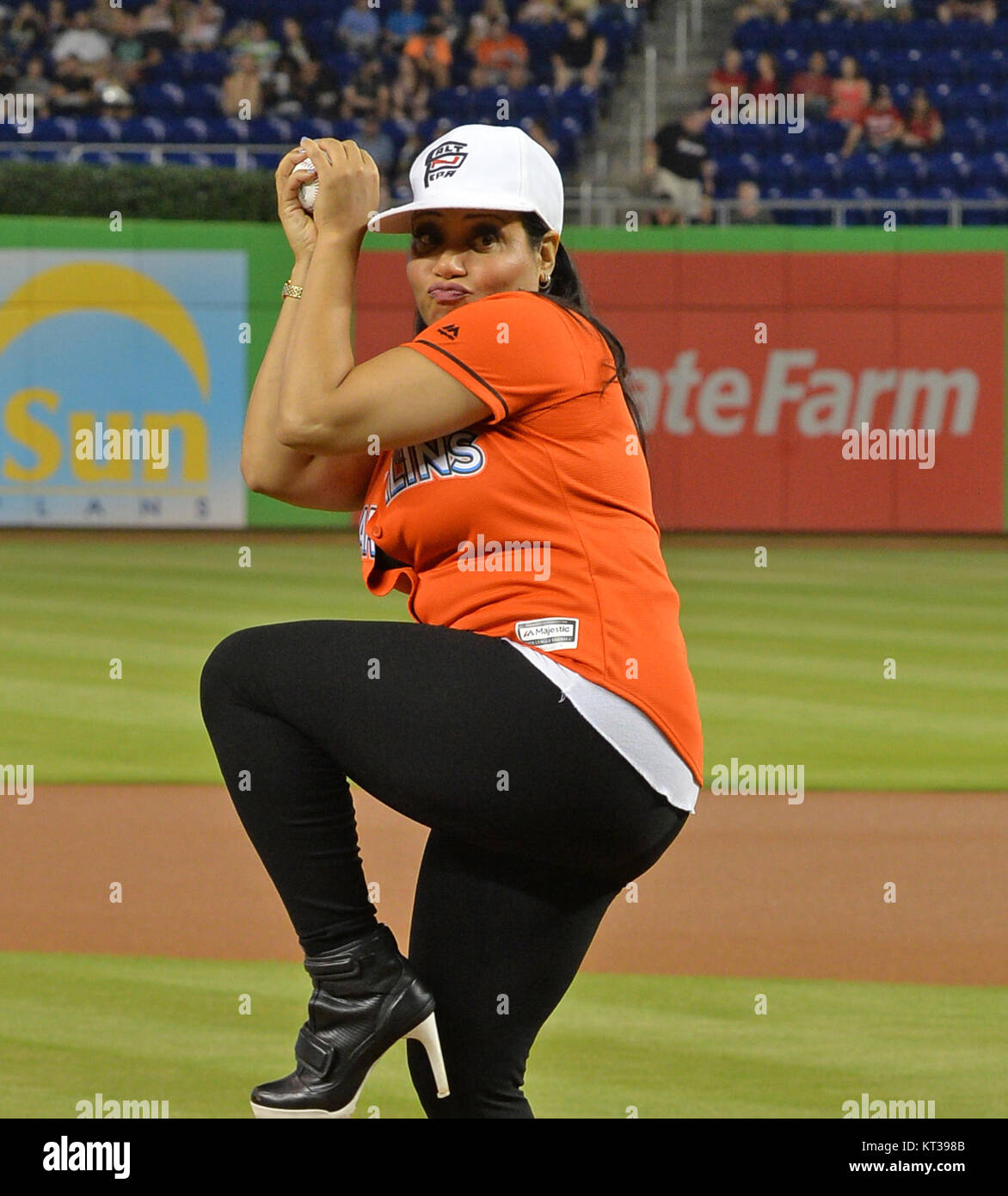 MIAMI, FL - AUGUST 01: Cheryl James ("Salt"), and Sandra Denton ("Pepa ...