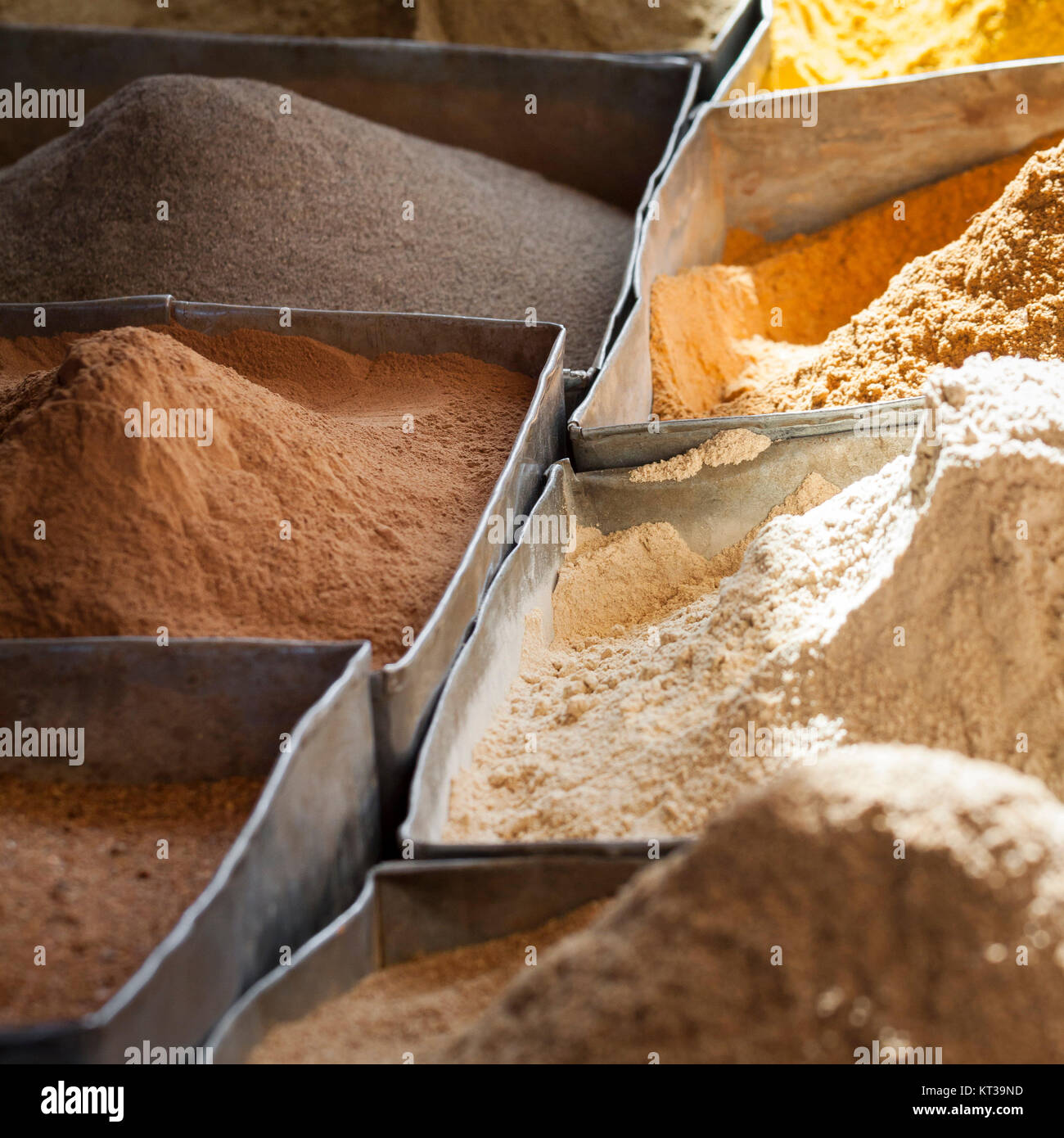 Arabic spices at traditional market. Morocco. Africa Stock Photo - Alamy
