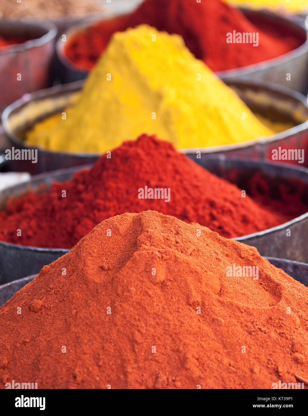 Arabic spices at traditional market. Morocco. Africa Stock Photo - Alamy