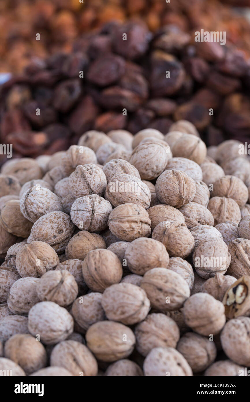Nuts at the asian market Stock Photo - Alamy