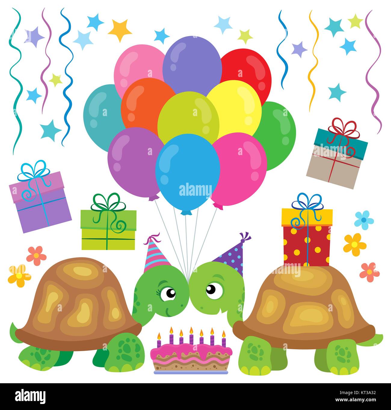 Turtle characters Cut Out Stock Images & Pictures - Alamy