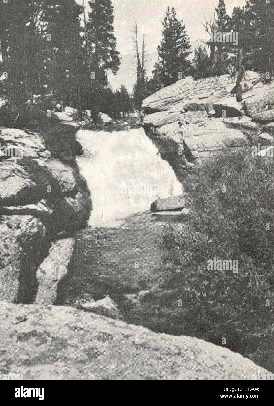 Whitney Falls is located in Whitney Creek, just below Crabtree Meadow ...