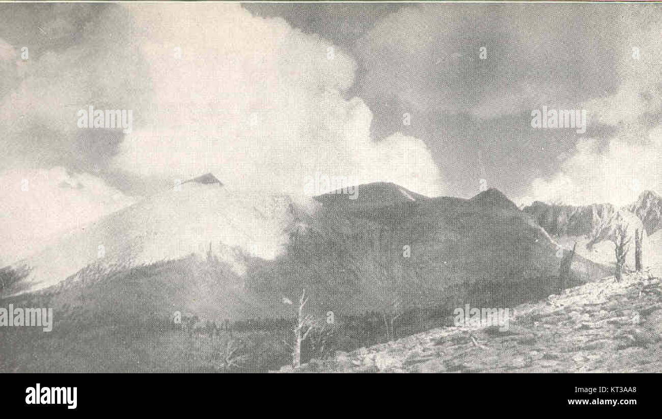 This refers to a specific view from a Siberian outpost, looking north ...