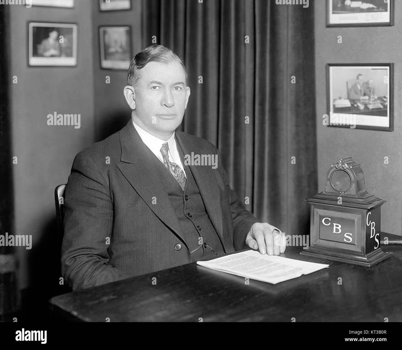 Alben Barkley, the 35th Vice President of the United States, is shown ...