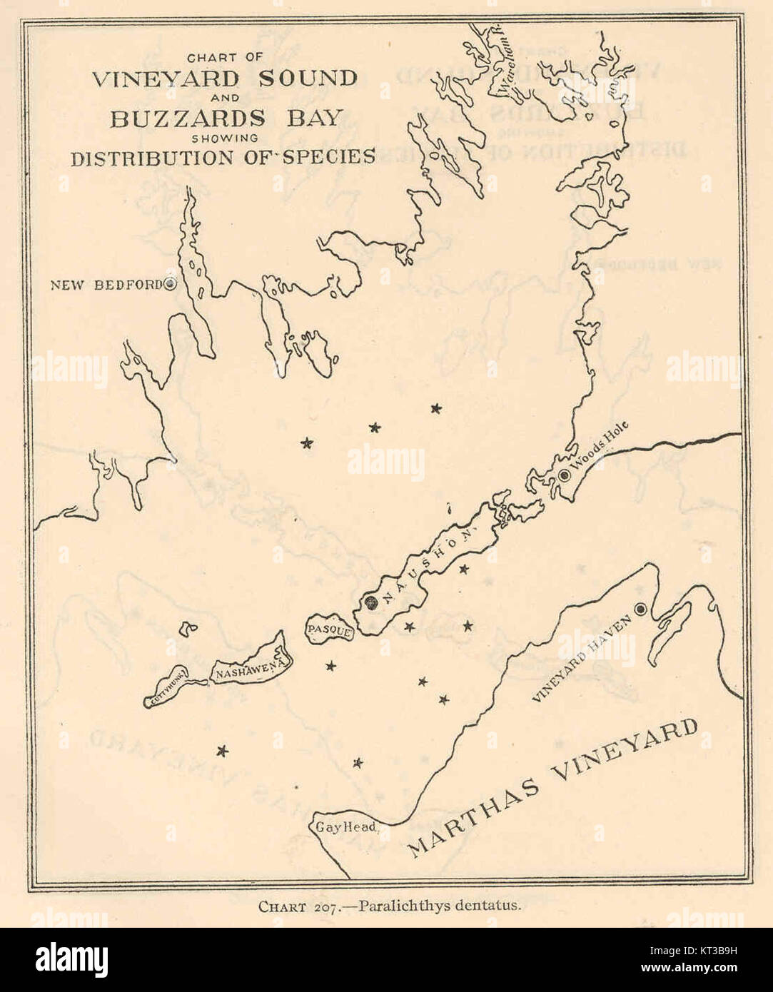 An image titled '40217 Chart of Vineyard Sound and Buzzards Bay Showing ...