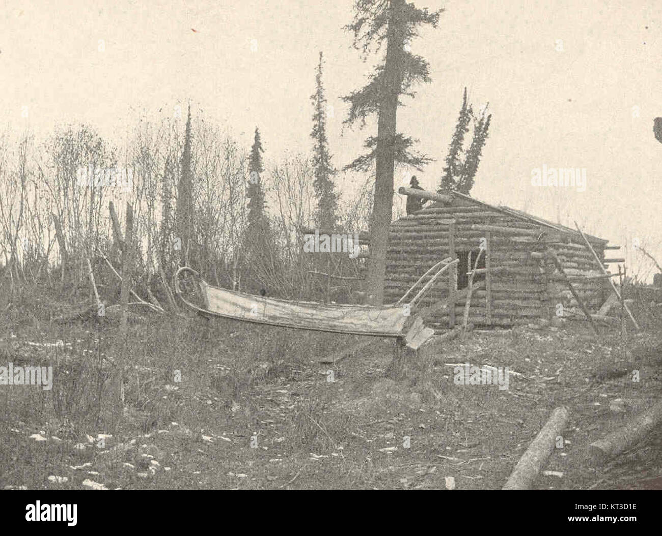 The 41383 toboggan is a traditional, native-made sled designed for use ...