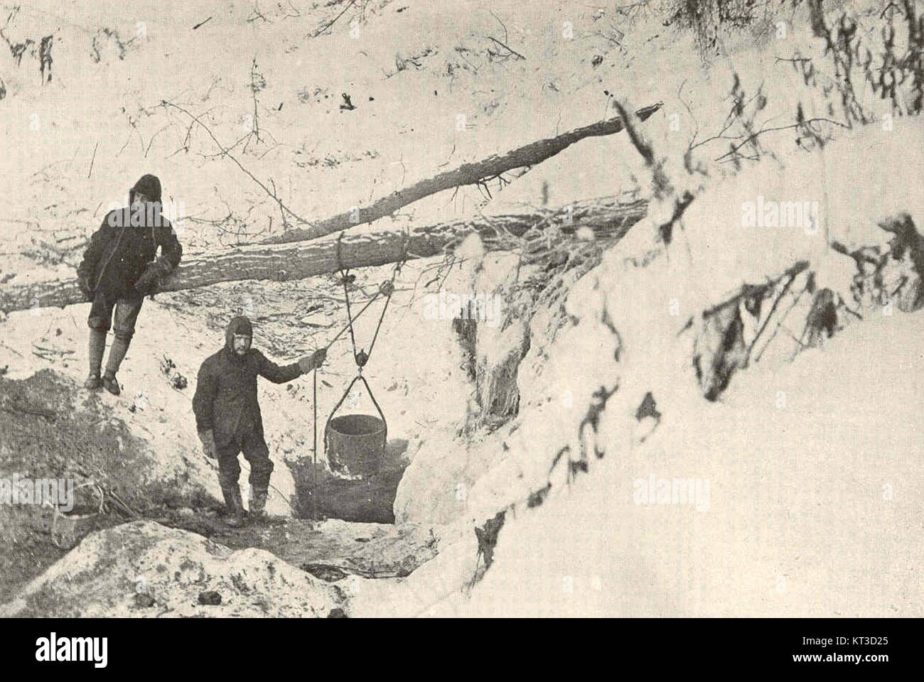 The 41400 prospect hole is an exploration site located on the banks of ...