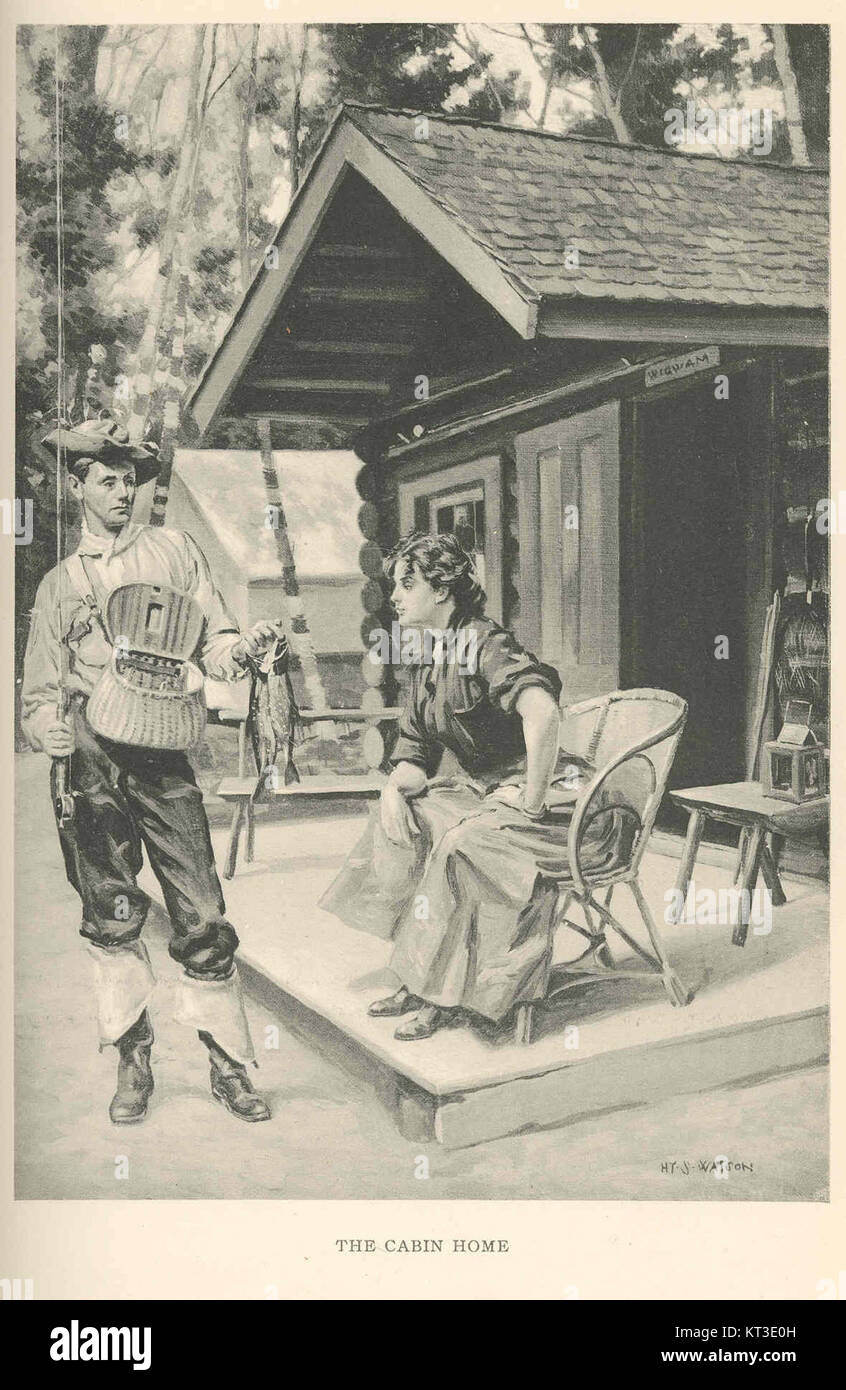 Log cabin type home hi-res stock photography and images - Alamy