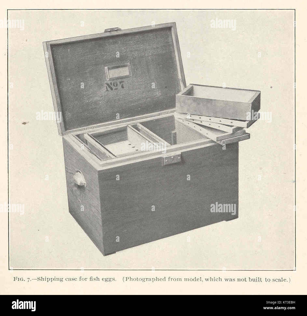 This shipping case is designed to safely transport fish eggs, ensuring ...