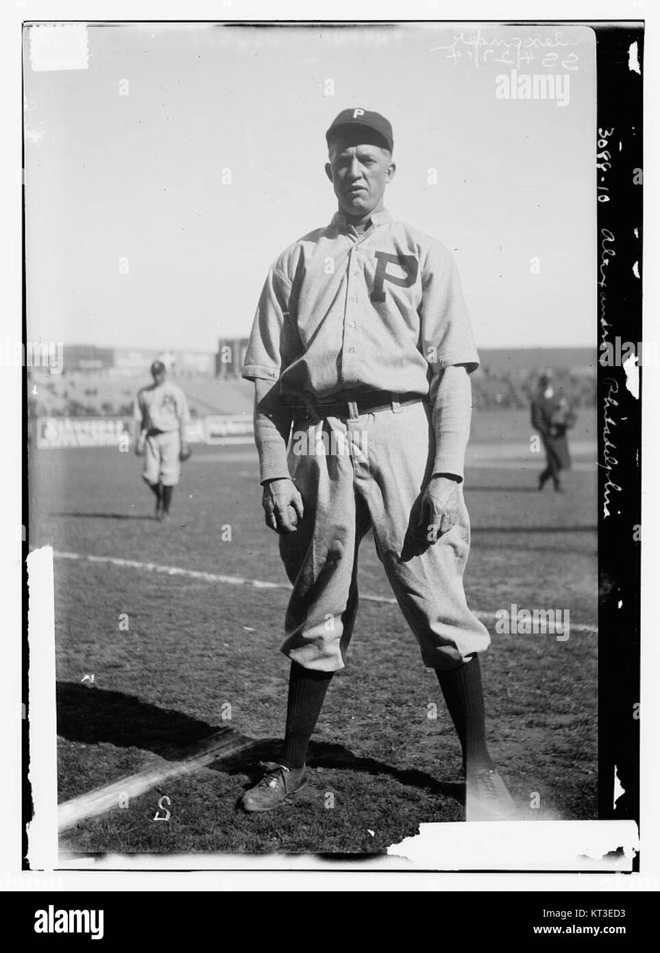 This image features Grover Cleveland Alexander, a Hall of Fame baseball ...