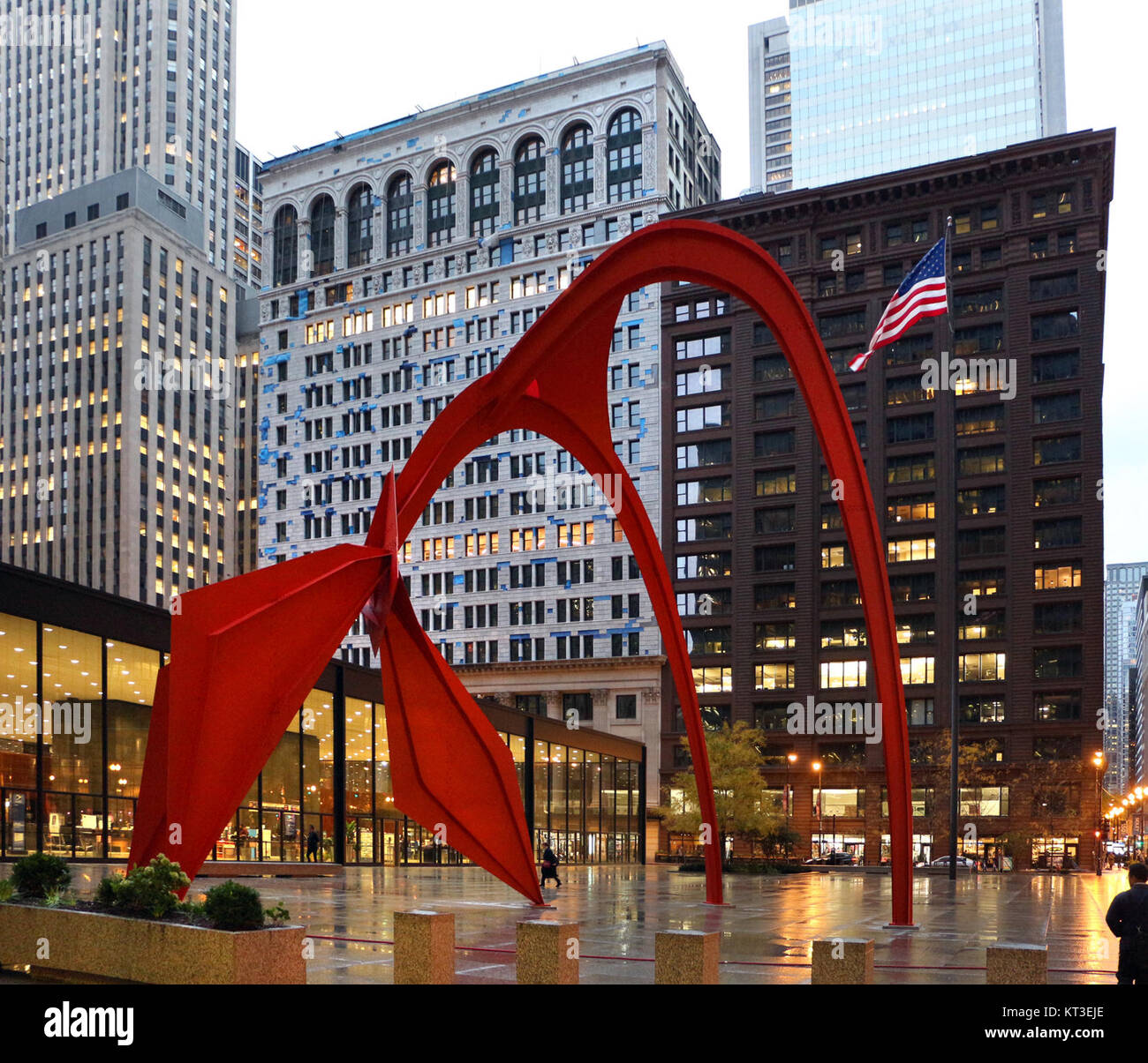 Alexander calder, flamingo, 1974 01 Stock Photo - Alamy