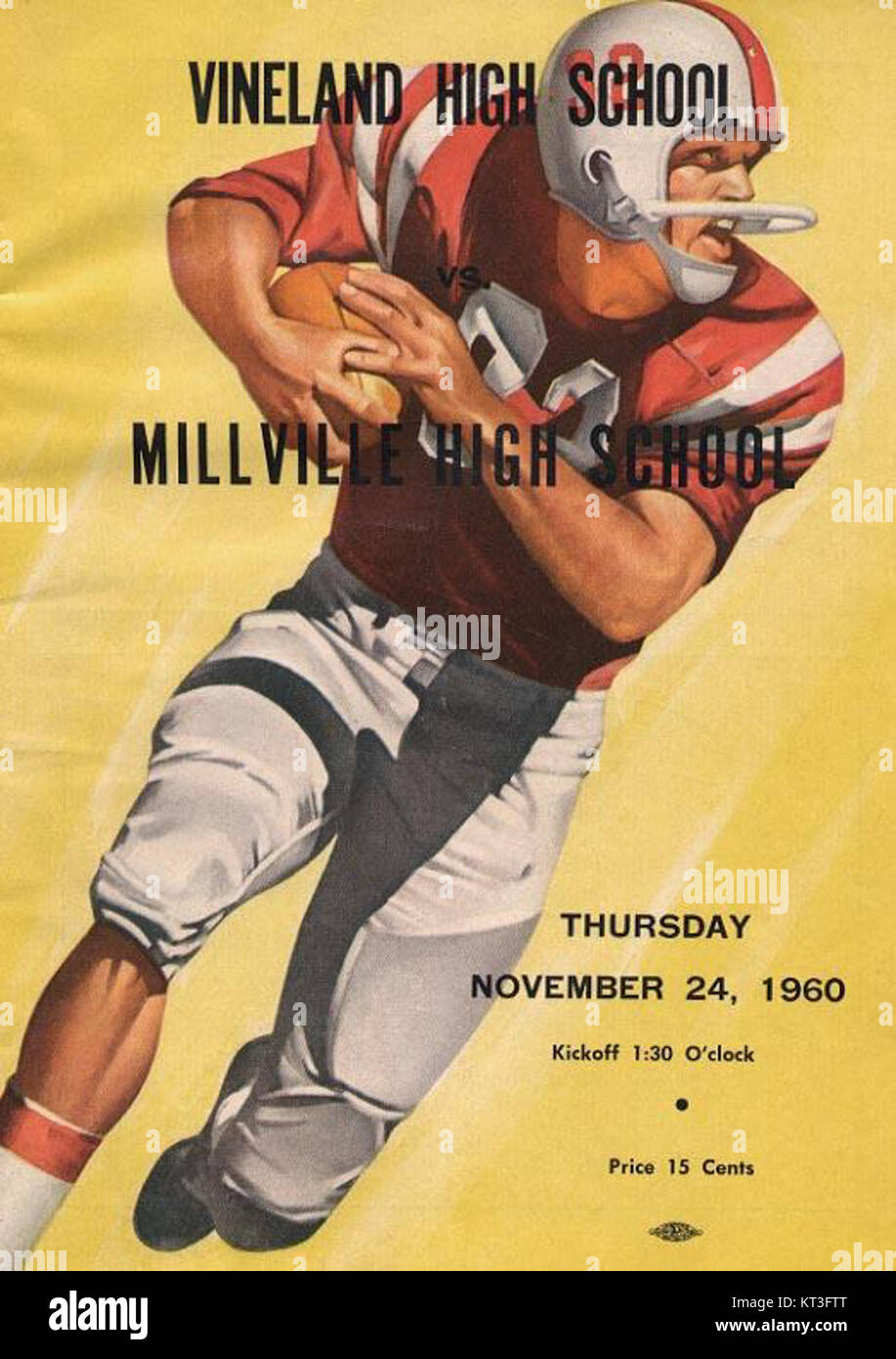Vintage football program hi-res stock photography and images - Alamy