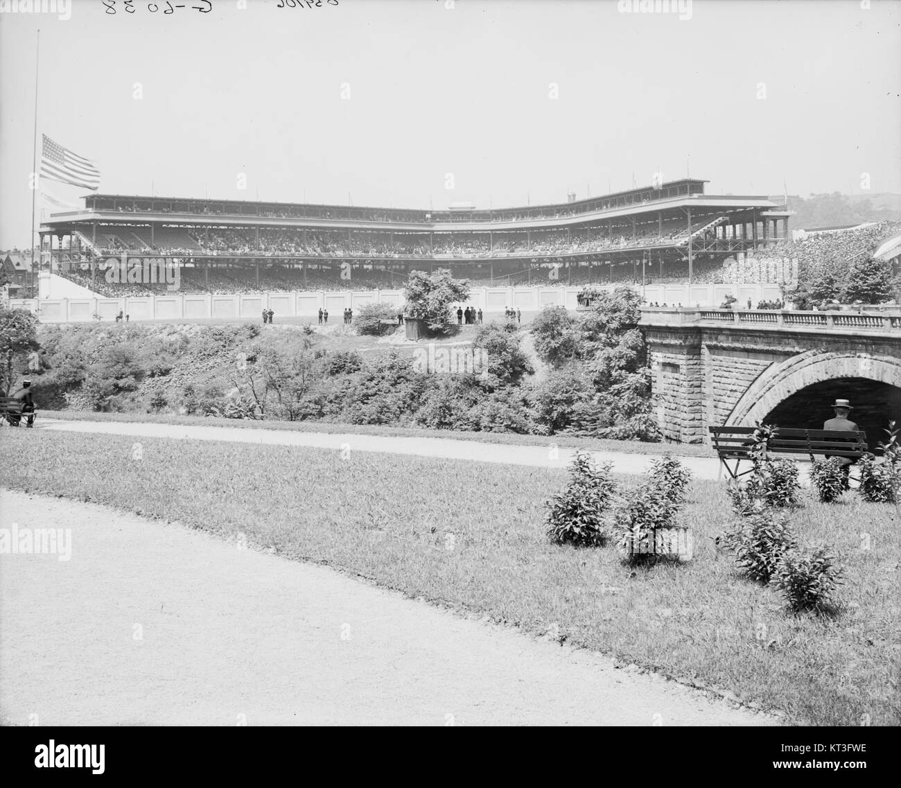 Forbes Field, shown here circa 1910, was an iconic sports stadium in ...