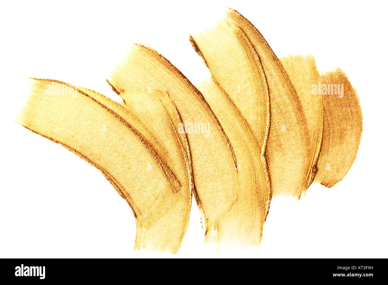 Beautiful textured golden strokes Stock Photo - Alamy