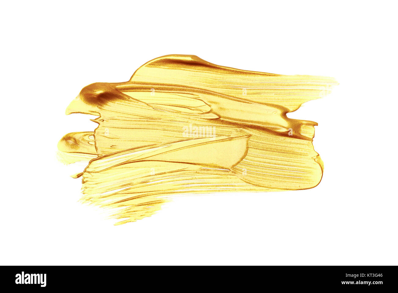 Golden stroke isolated Stock Photo - Alamy