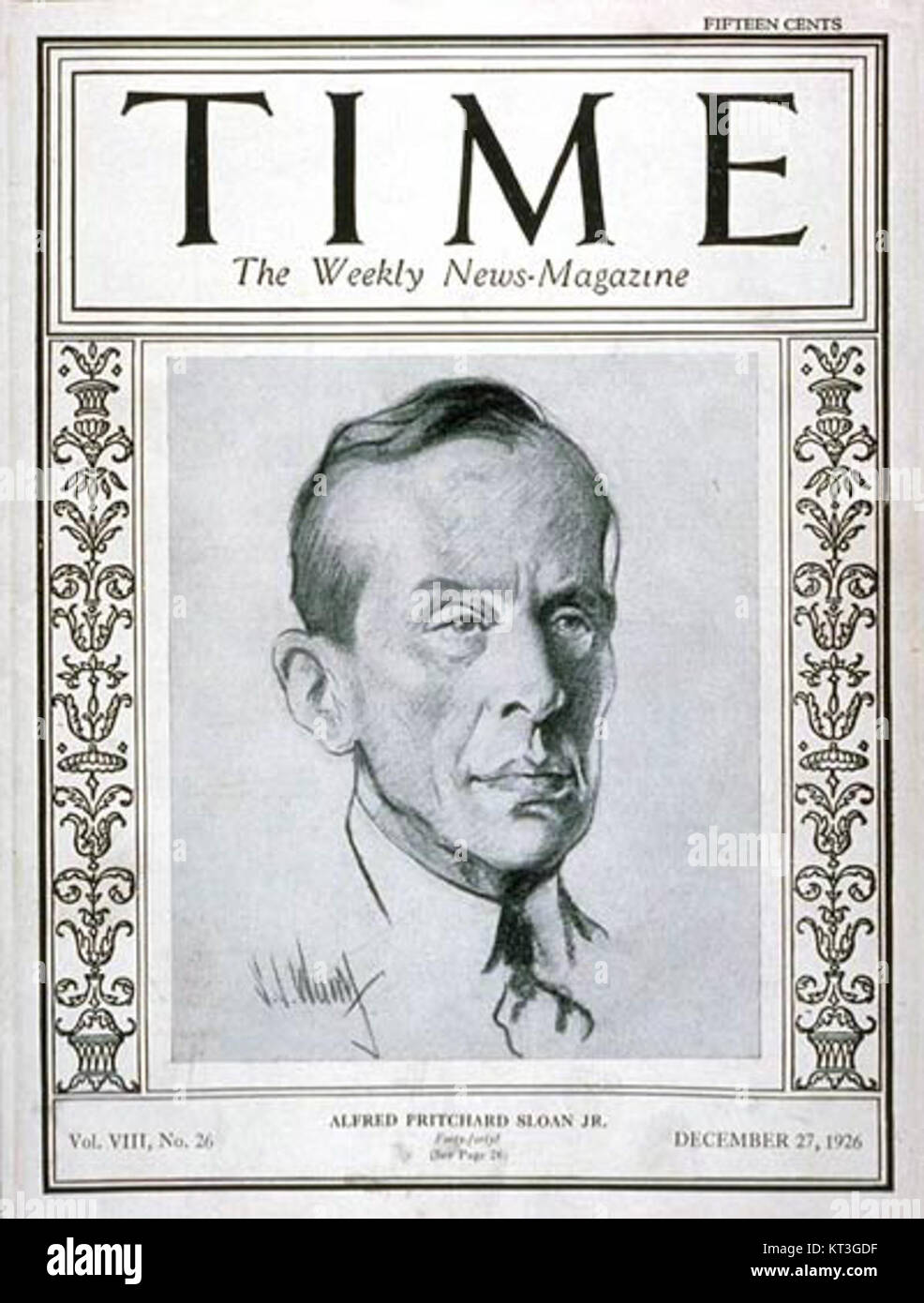 Alfred P. Sloan, an American businessman and former CEO of General ...