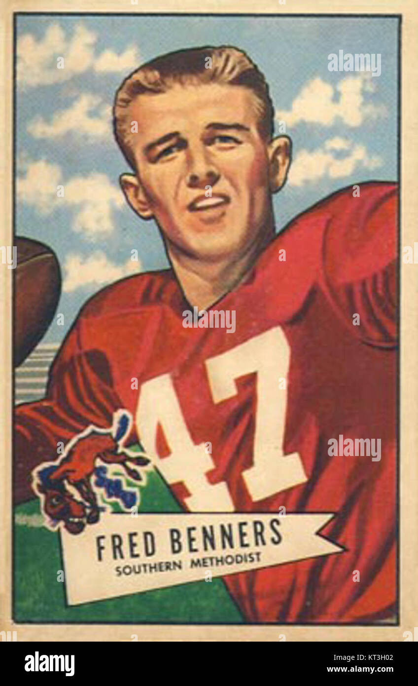 Fred Benners refers to a figure associated with the 1952 Bowman Large ...
