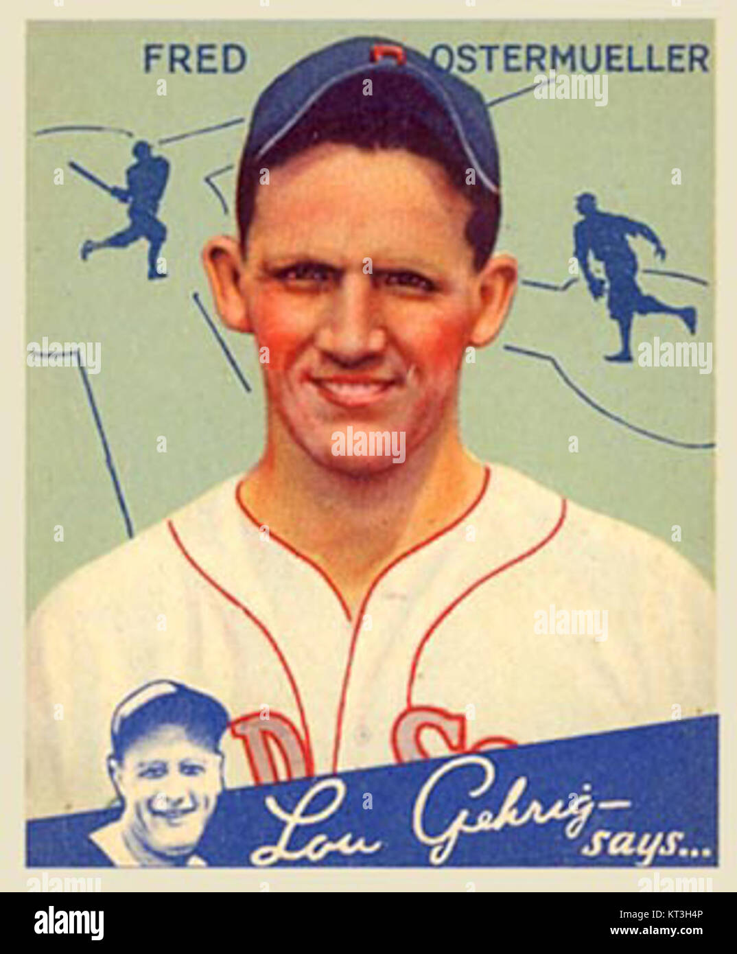 This Goudey card features Fritz Ostermueller, a former Major League ...