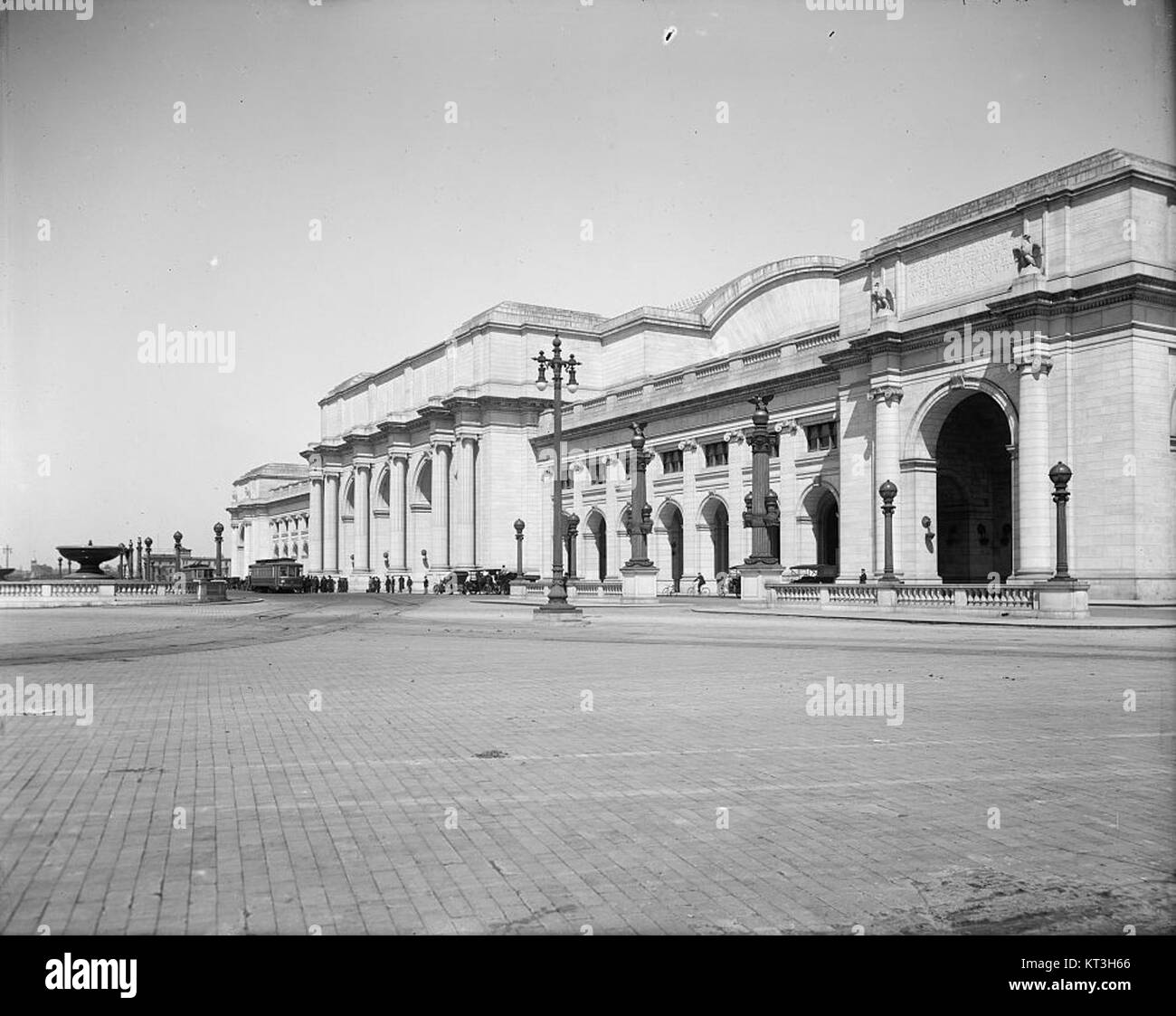 The front facade of the new Union Station showcases its architectural ...