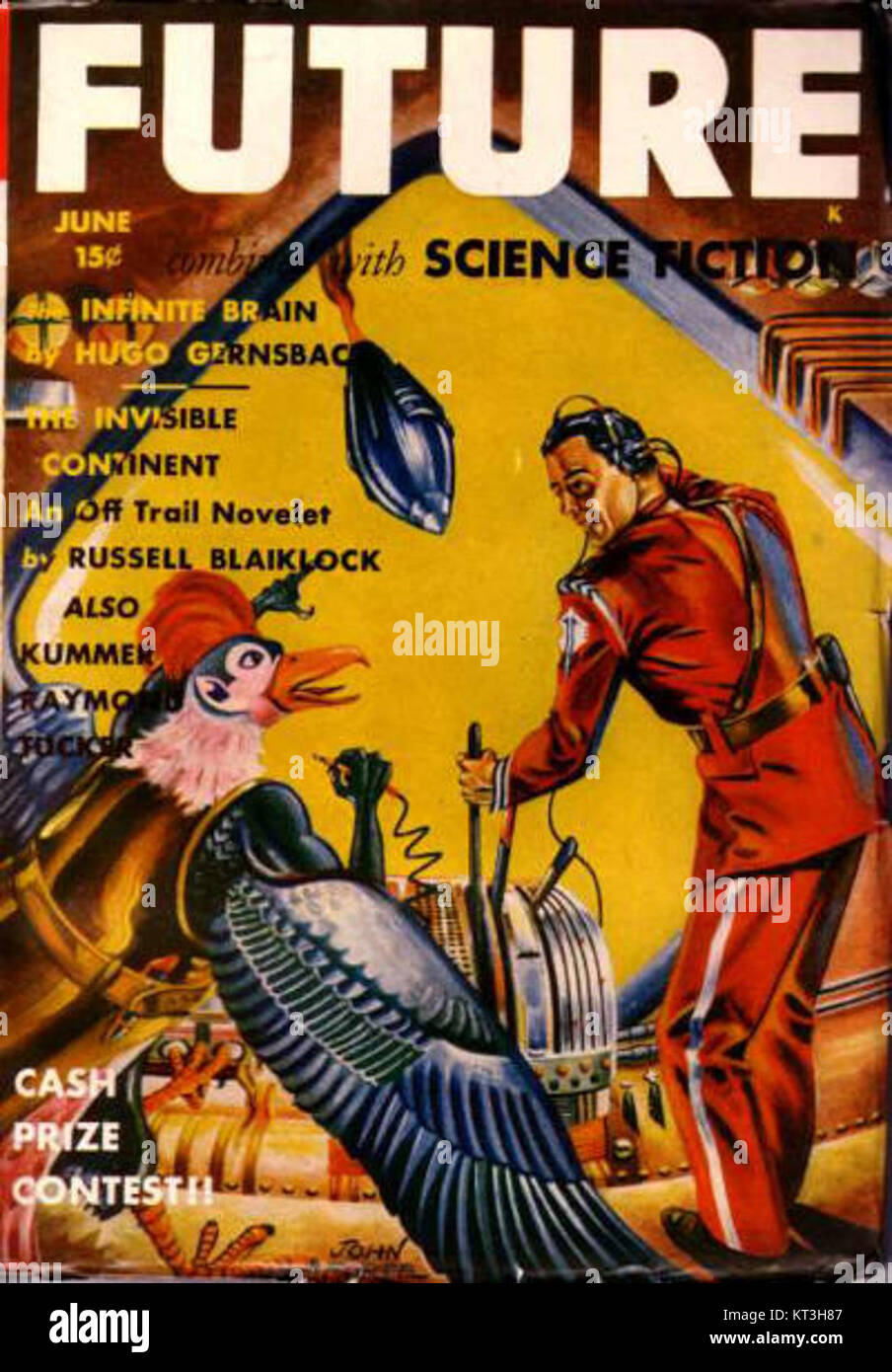 *Future Combined with Science Fiction* from June 1942 explores the ...