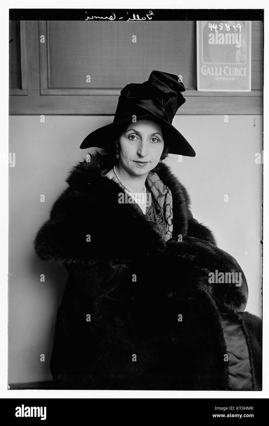 Galli-Curci was an Italian opera singer renowned for her soprano voice ...