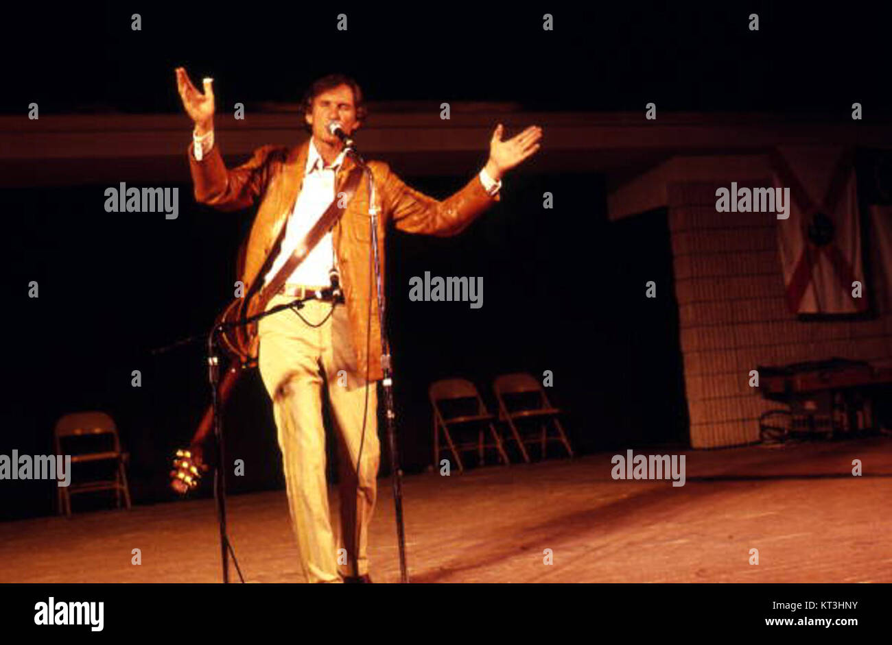 Gamble Rogers, a prominent American folk singer, is performing at the ...