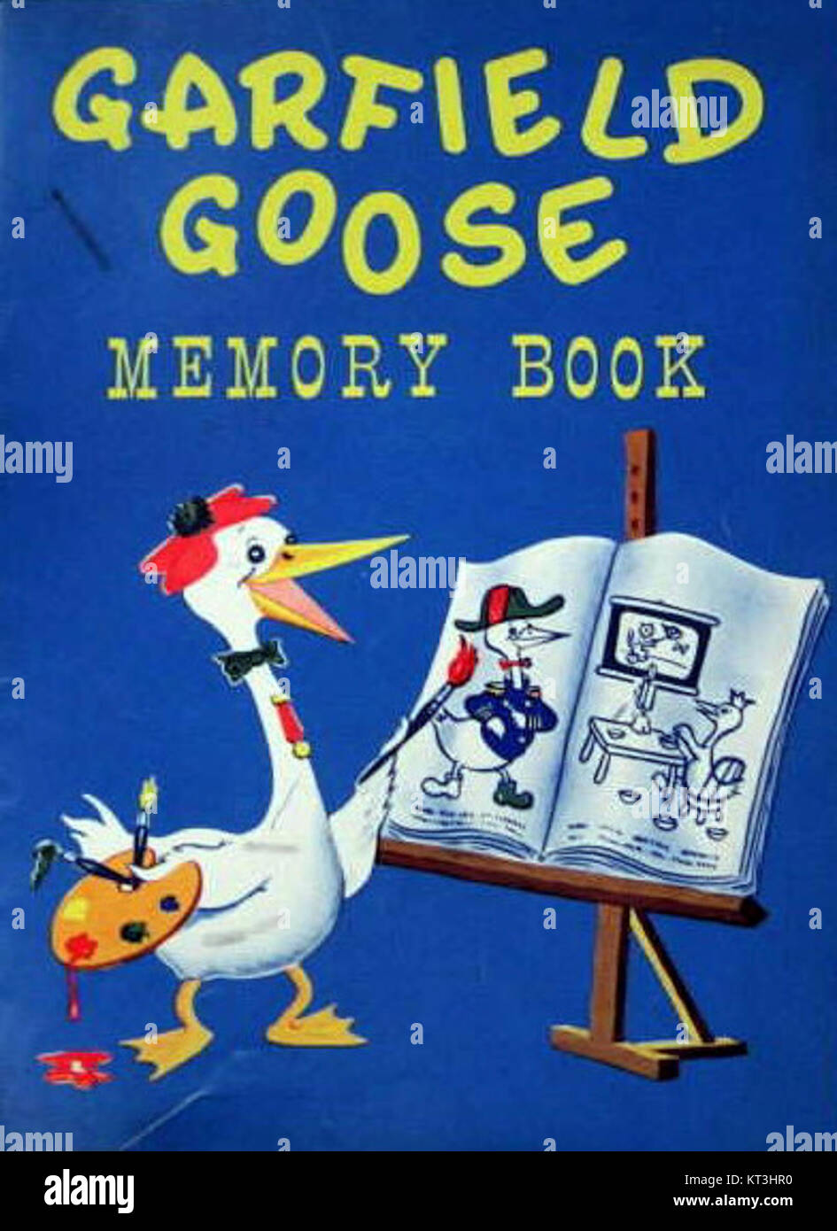 The 1953 book cover for 'Garfield Goose,' a popular children's ...