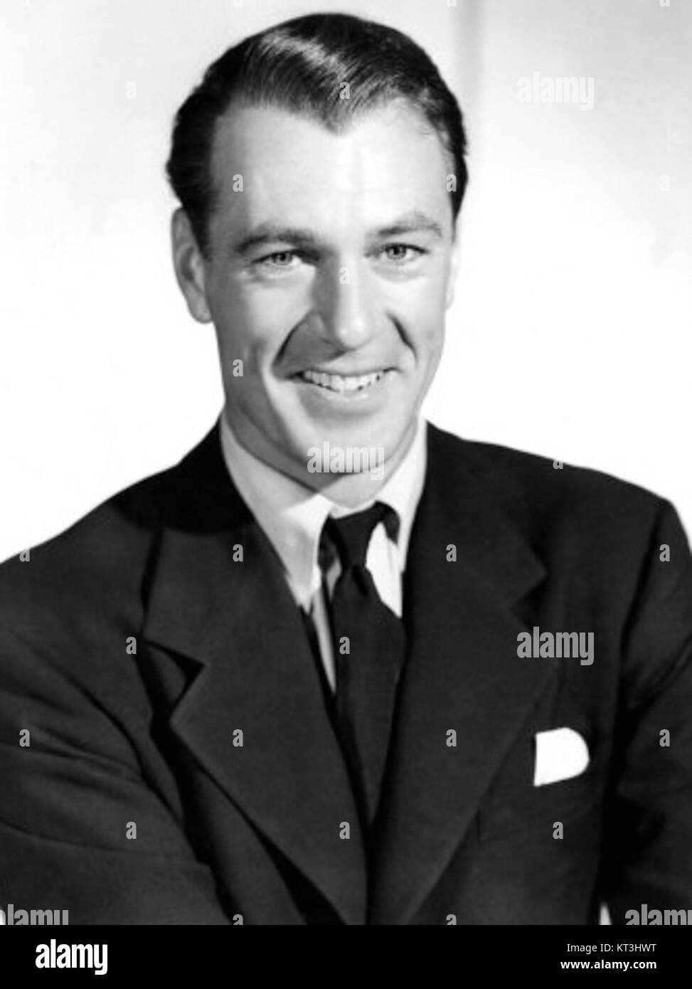 A promotional image of Gary Cooper, an iconic American actor known for ...