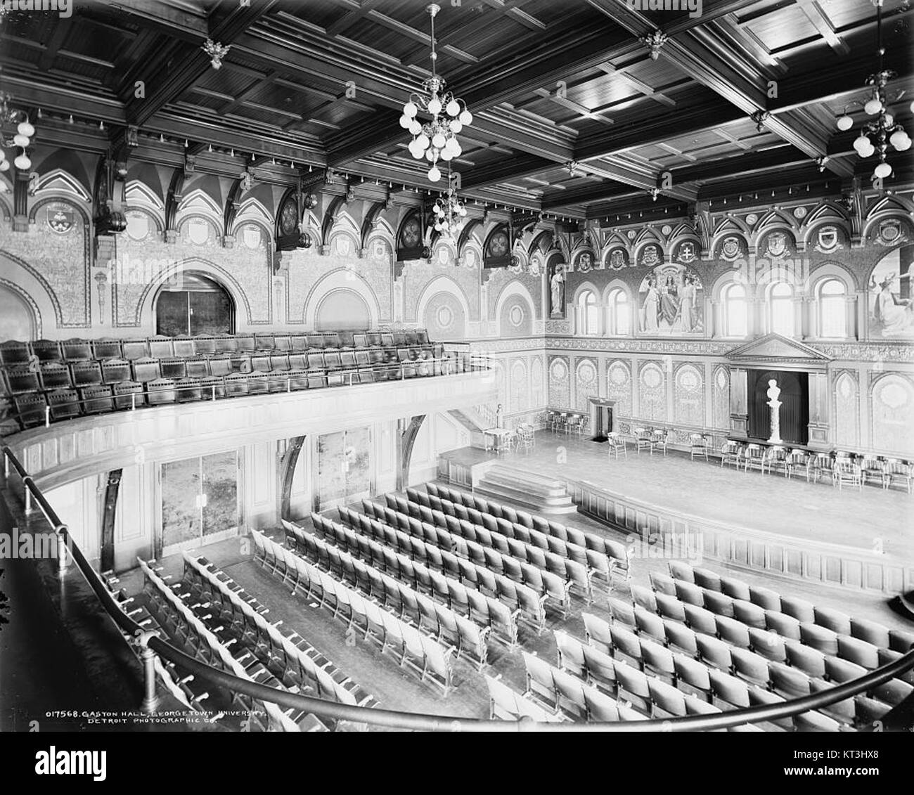 Gaston Hall, located at Georgetown University, is a historic venue ...
