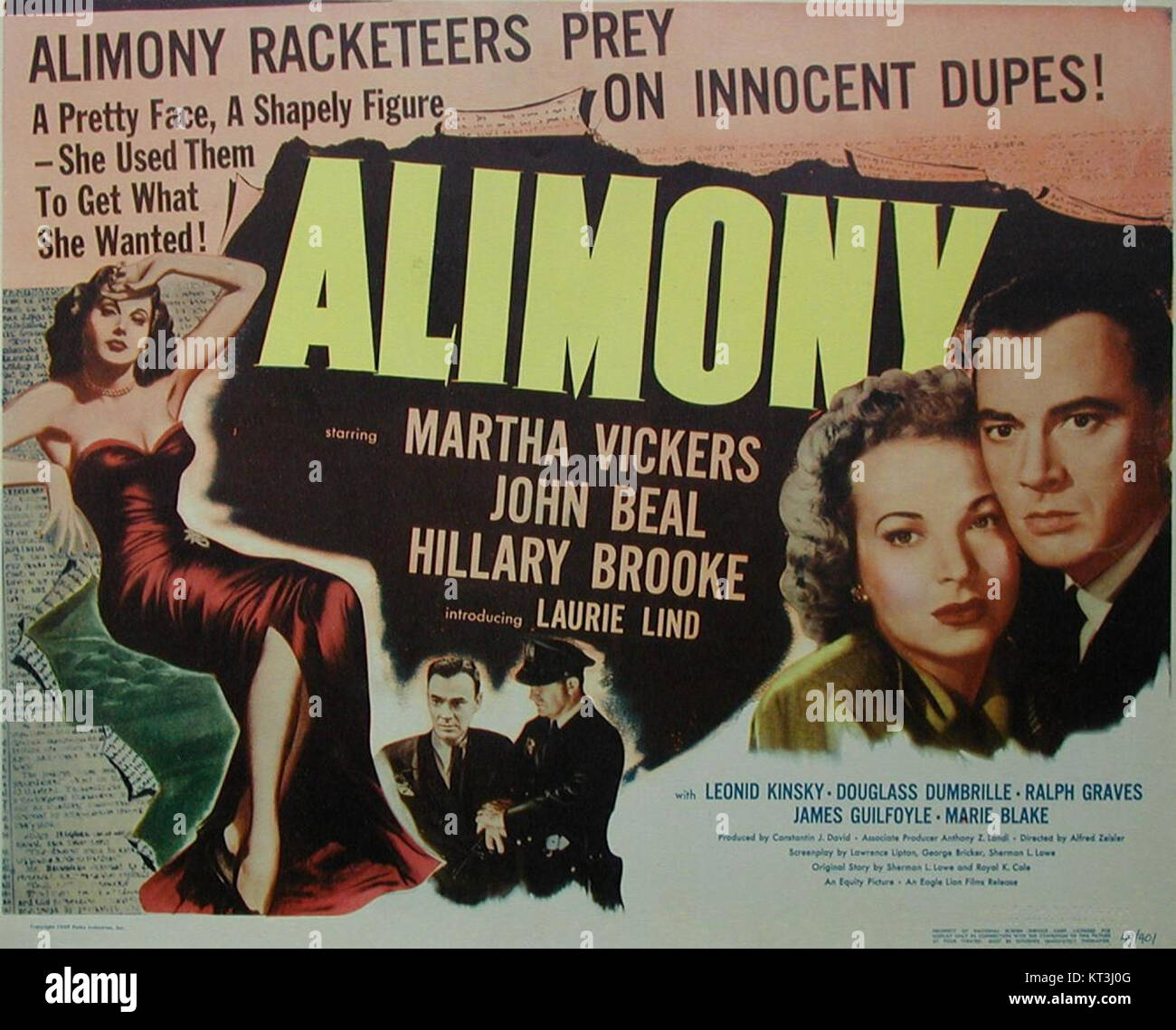 The 1949 movie poster hi-res stock photography and images - Alamy