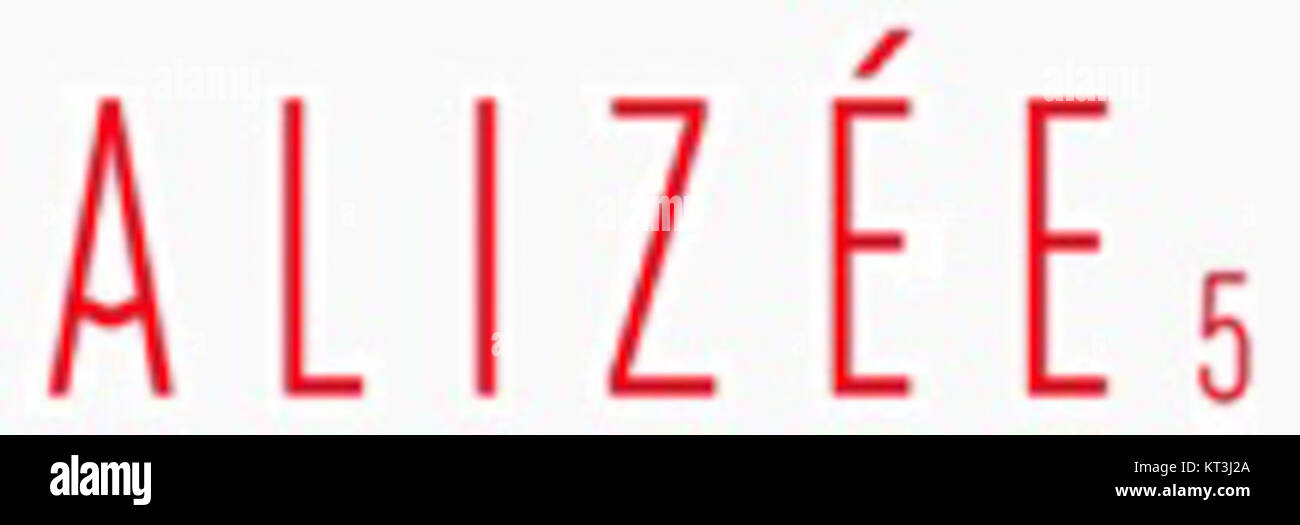 The *Alizée 5* logo is associated with the French singer Alizée, known ...