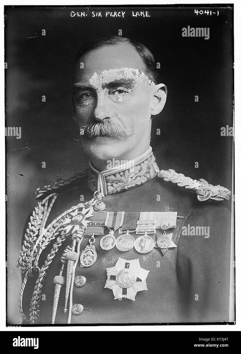 A portrait of General Sir Percy Lake, a British Army officer, known for ...