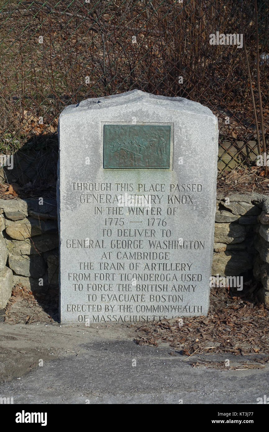 The General Henry Knox Trail is a historic route in Massachusetts. It ...