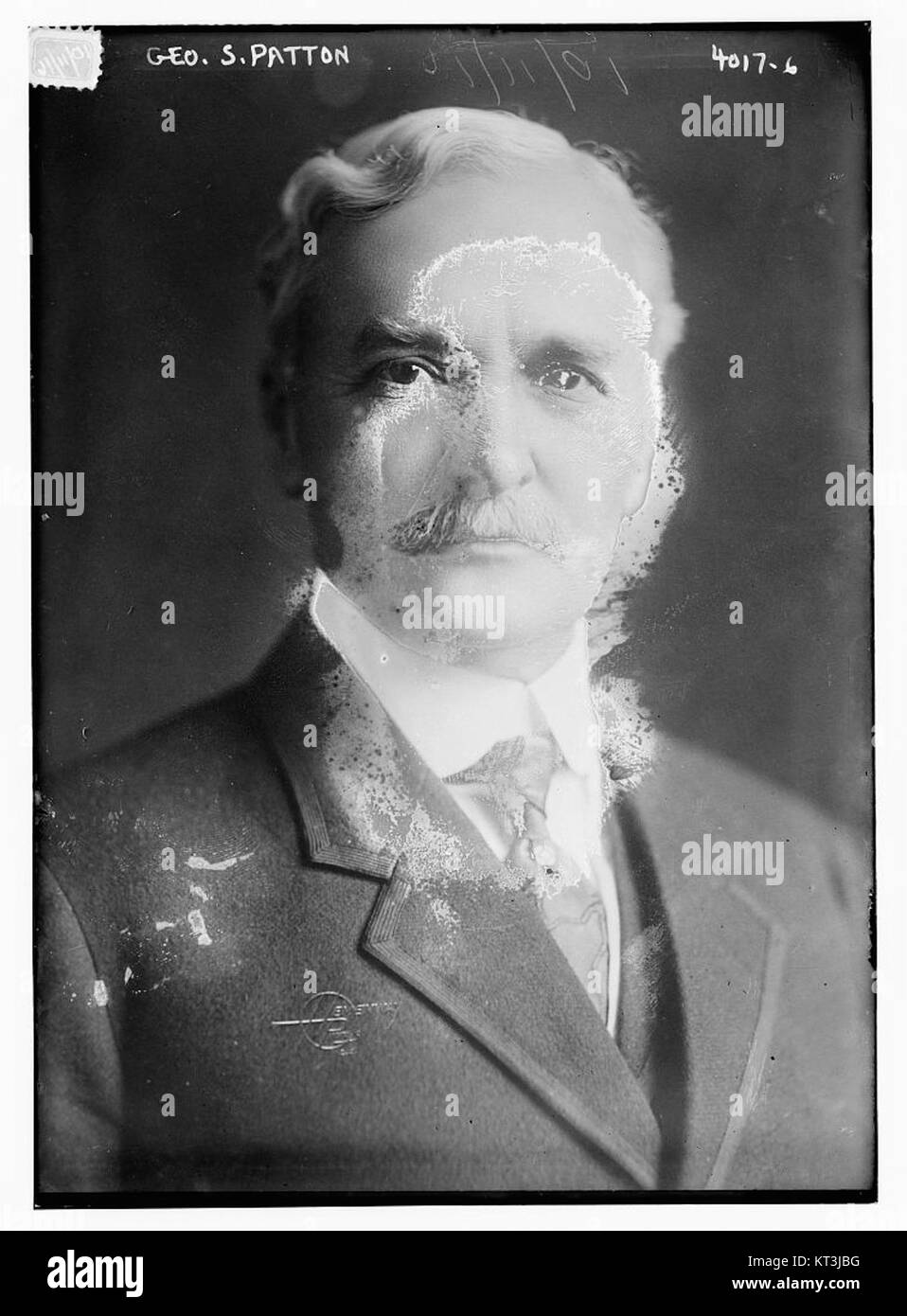 Portrait of General George S. Patton, a prominent American military ...