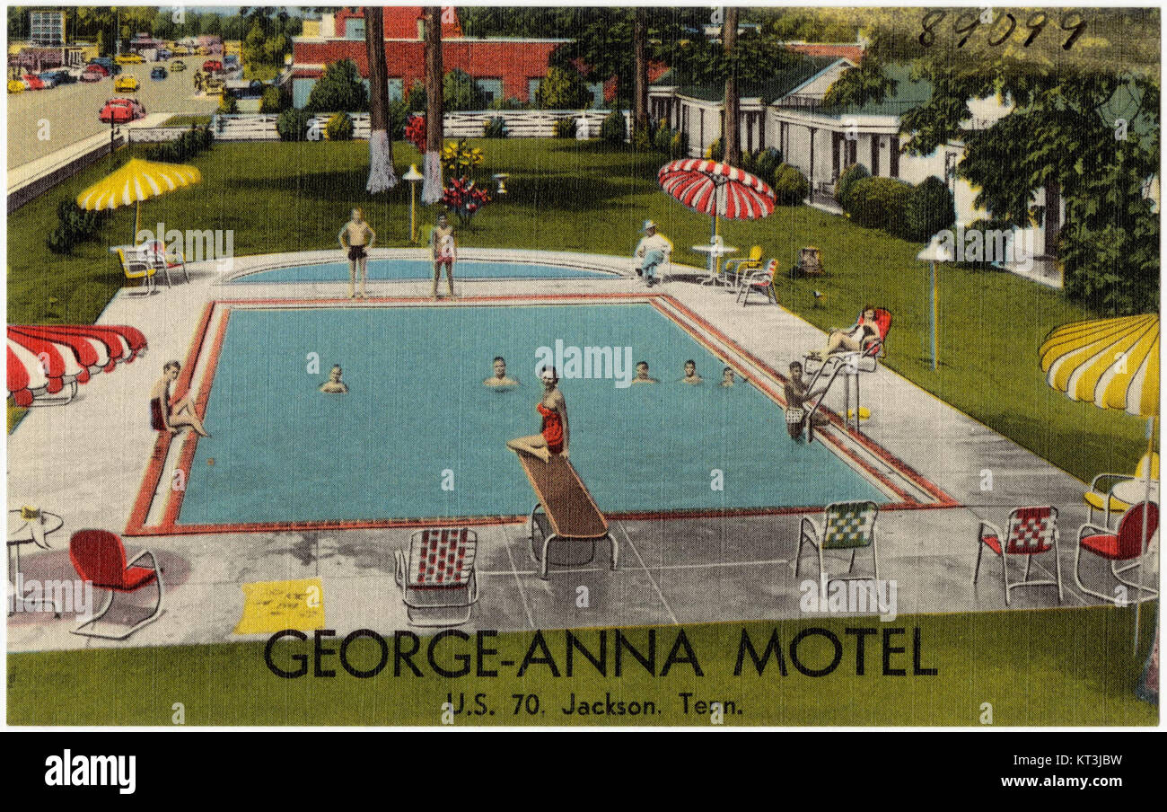 The George-Ana Motel, located along U.S. Route 70 in Jackson, Tennessee ...